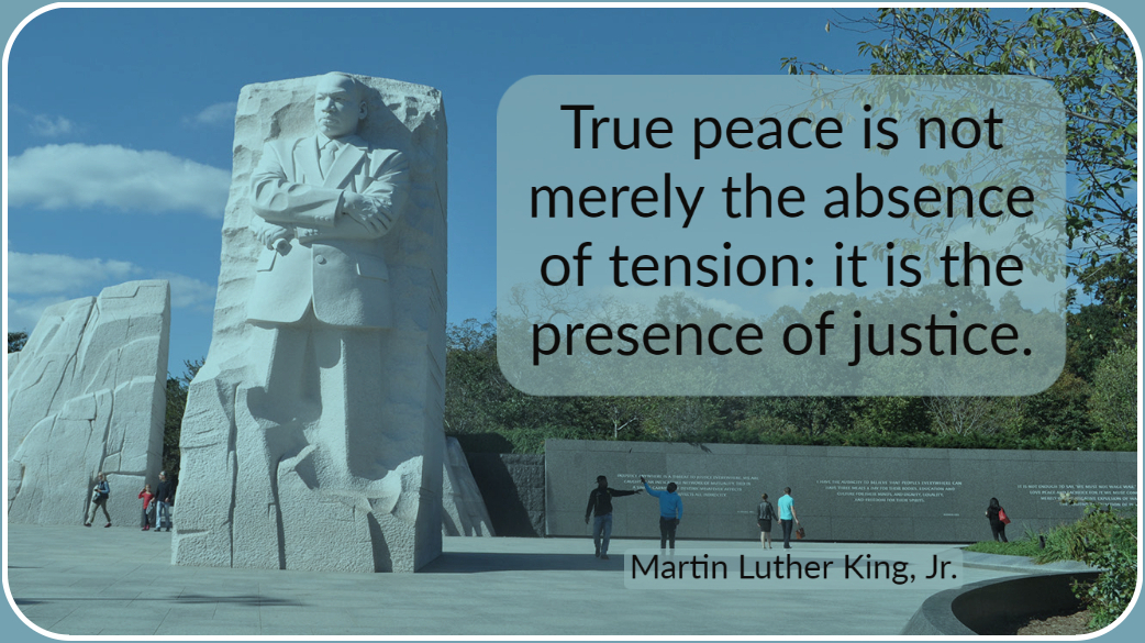 The quest for peace and justice – Being Benedictine