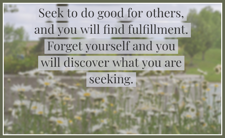 The Gift of Good Works – Being Benedictine